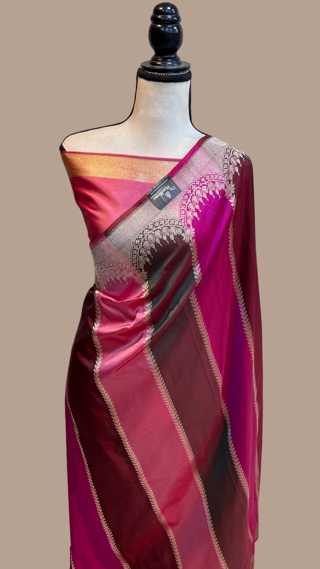 Pure Katan Silk - Kadua Motifs | The Handlooms