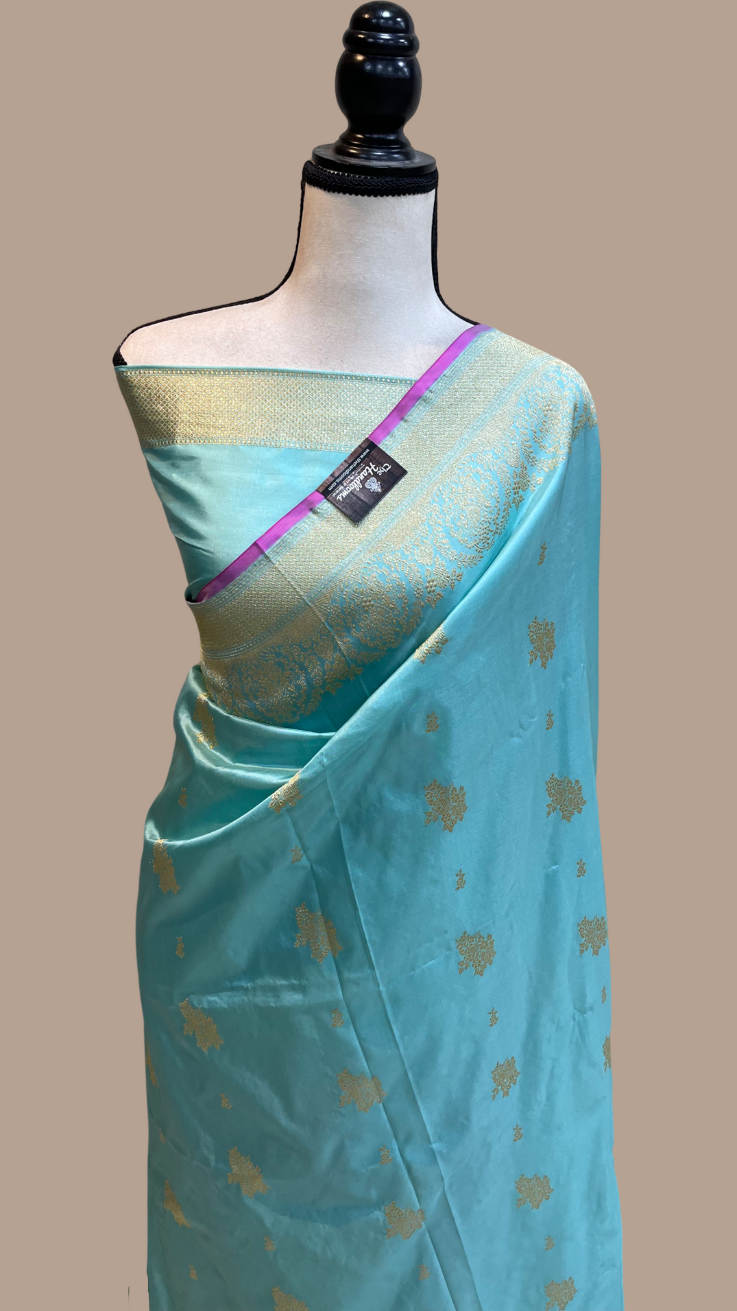 Pure Katan Silk - Kadua Motifs | The Handlooms